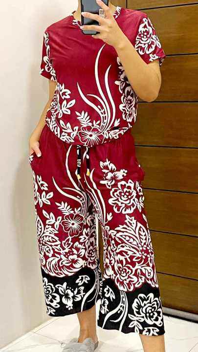 SENEPA TERNO SQUAREPANTS with pocket and bell (ASSORTED PRINT) | Lazada PH