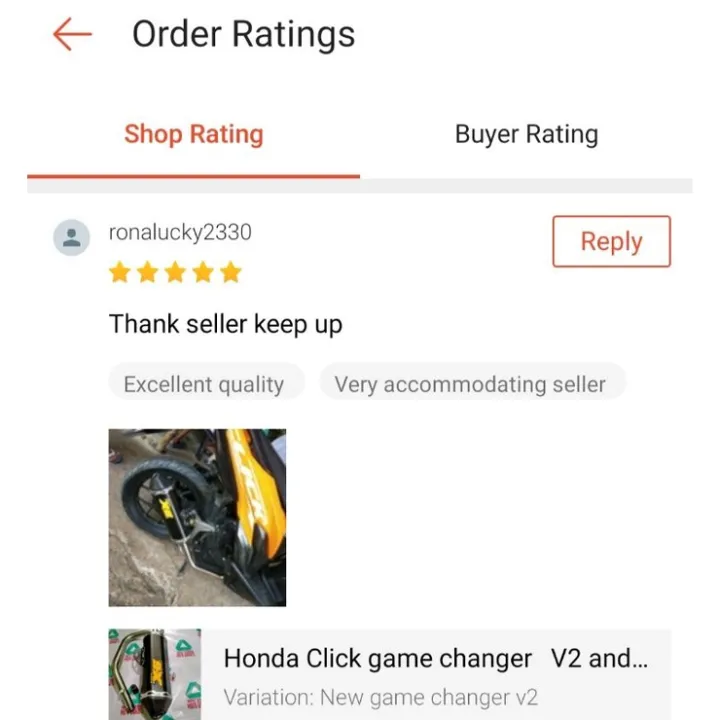 Exos X6 Pipe For Honda Click game changer V2 and Version 1(stainless ...