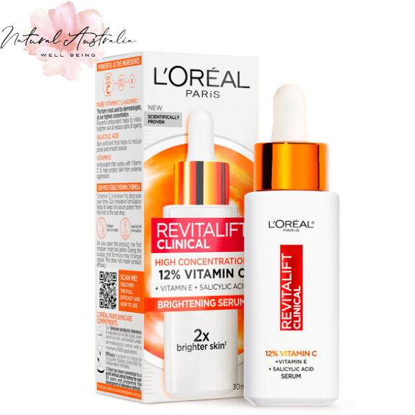 L'Oreal Paris Revitalift Clinical 12% Pure Vitamin C Brightening Serum 30ml | Lazada PH