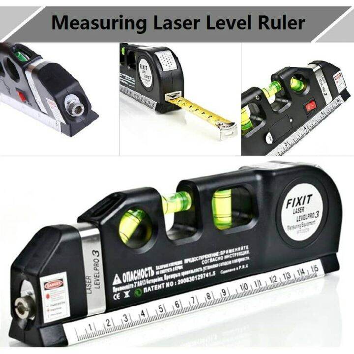 Laser Level Measuring Tape With Laser Tape Measure Multipurpose Laser ...