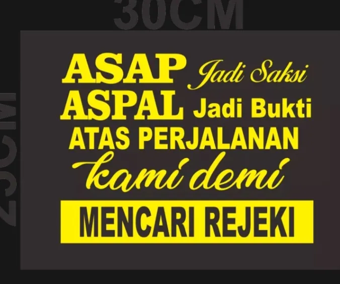 cutting sticker seriker mobil stiker variasi stiker kata kata setiker ...