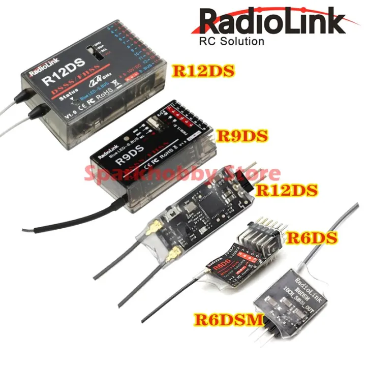 Radiolink เดิม R6DS / R6DSM / R9DS / R12DS / R12DSM Receiver 6/10/9 ...