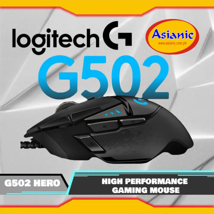 Logitech G502 HERO HIGH PERFORMANCE GAMING MOUSE | Lazada PH