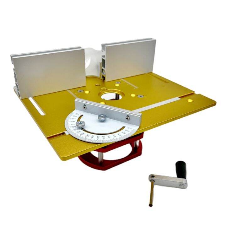 Aluminum Router Table Insert Plate Router Lift Kit for 65mm Diameter ...
