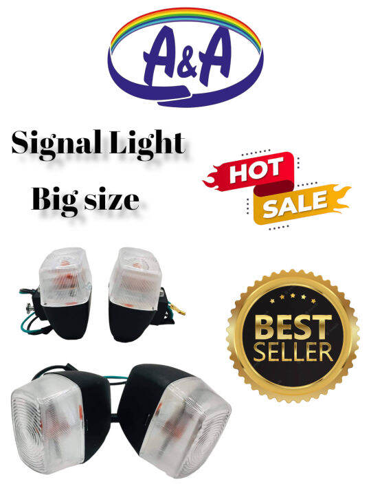 RAIDER R150 FI | MOTORCYCLE SIGNAL LIGHT WHITE UNIVERSAL | COD | Lazada PH
