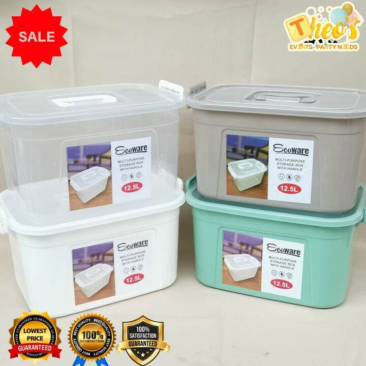 120/121/122 Eco-ware Multi-Purpose Box with Handle and Lock | Lazada PH