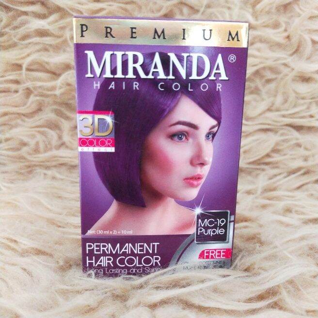 MIRANDA MC 19 PURPLE UNGU CAT PEWARNA RAMBUT | Lazada Indonesia