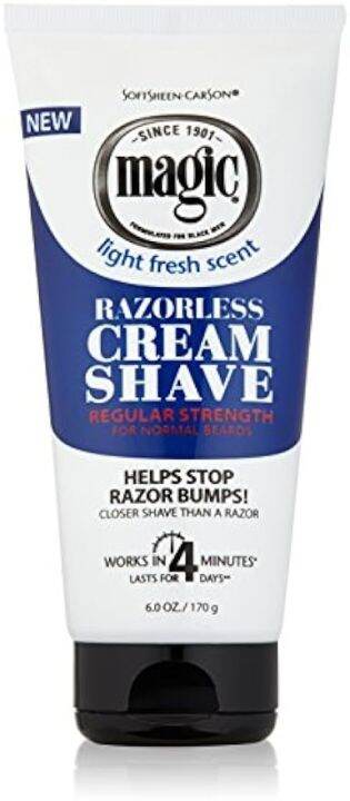 SoftSheen Carson Magic Regular Razorless Cream Shave 6 Oz (Pack of 6 ...
