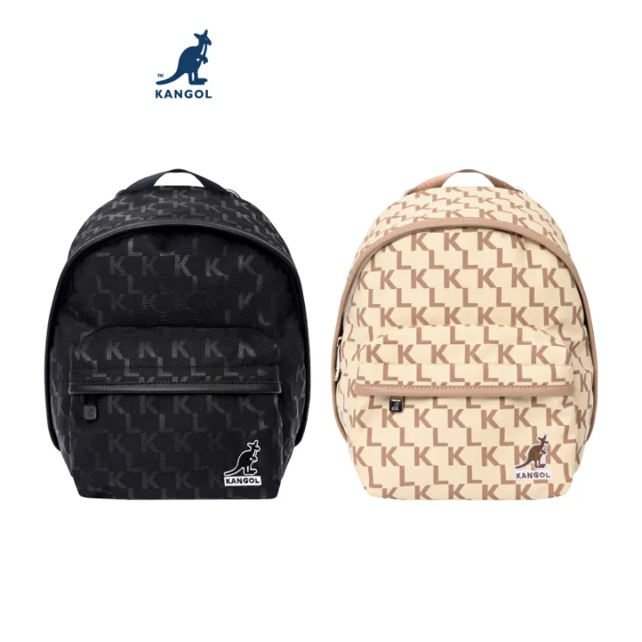KANGOL Bag กระเป๋าเป้ backpack ผ้า canvas ใส่โน๊ตบุ๊คได้ สีขาว, ดำ ...
