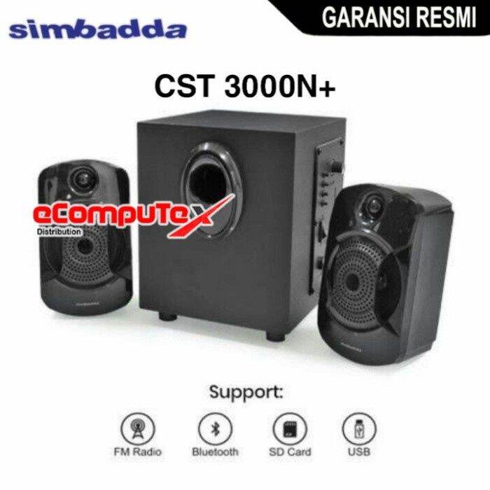 SPEAKER SIMBADDA CST 3000N+ / 3000 N+ BLUETOOTH USB AUX FM RADIO ...