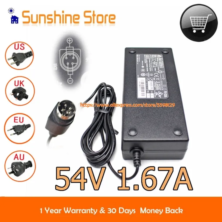 brand new authentic New Genuine Delta ADP 90CR B Adp 90crb AC Adapter 54v 1.67A 90W 4 Pin Power ...