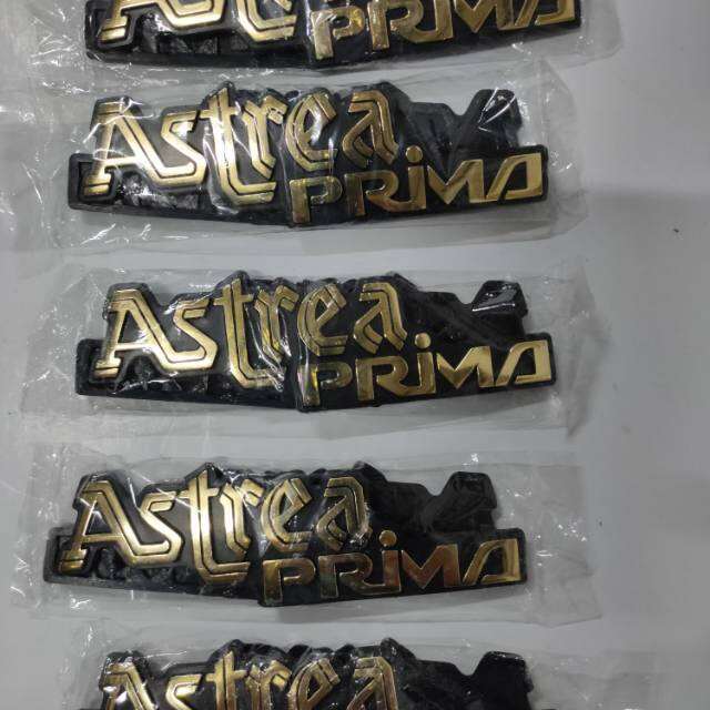 EMBLEM SIMBUL TOOL BOX KEMPOL SAMPING HONDA ASTREA PRIMA SET KANAN KIRI ...