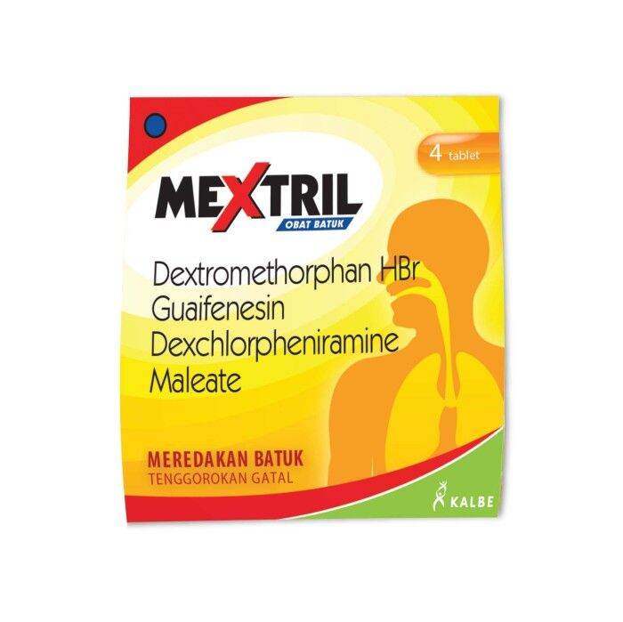 MEXTRIL TABLET | OBAT BATUK DAN TENGGOROKAN GATAL | Lazada Indonesia