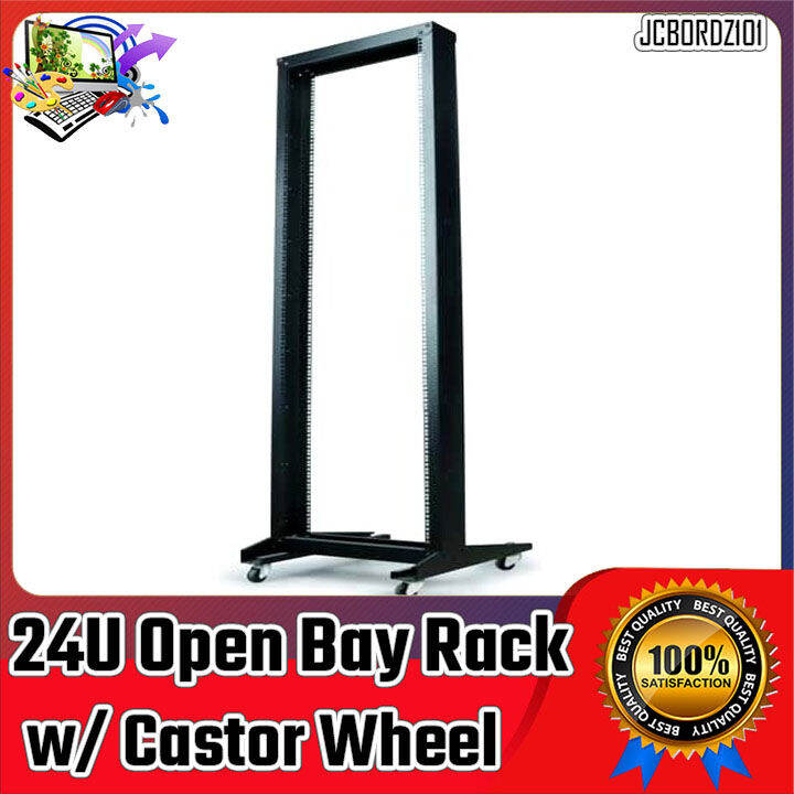 24U Open Bay Rack w/ Castor Wheel | Lazada PH