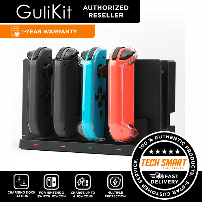 Gulikit Compatible for Nintendo Switch JoyCon Charging Dock, Support 1 ...