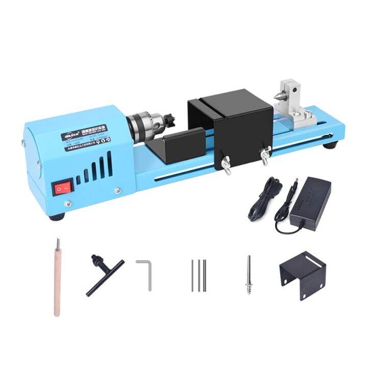 AC 100-240V Miniature Bead Lathe DIY Mini Cutting Polishing Lathe ...