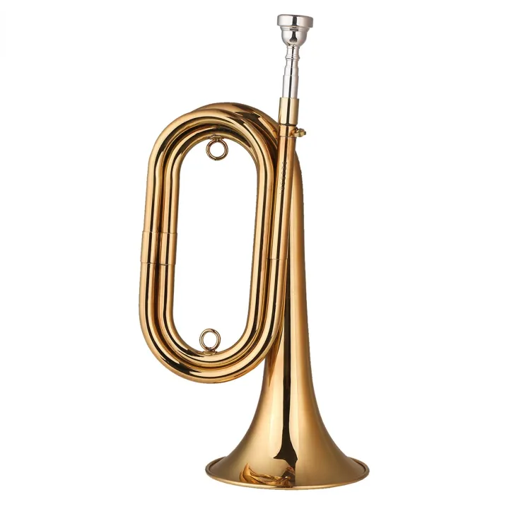 Trumpets Brass Bugle Call Trumpet Cavalry Horn With Mouthpiece Carrying ...