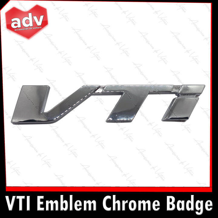 VTI Emblem Chrome Badge | Lazada PH