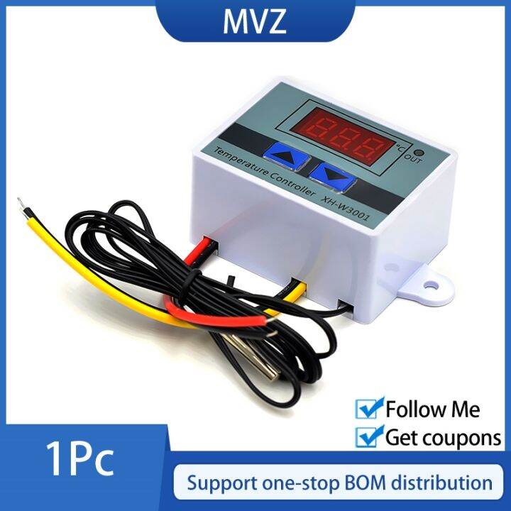 10A 12V 24V 220VAC Digital LED Temperature Controller XH W3001 for ...