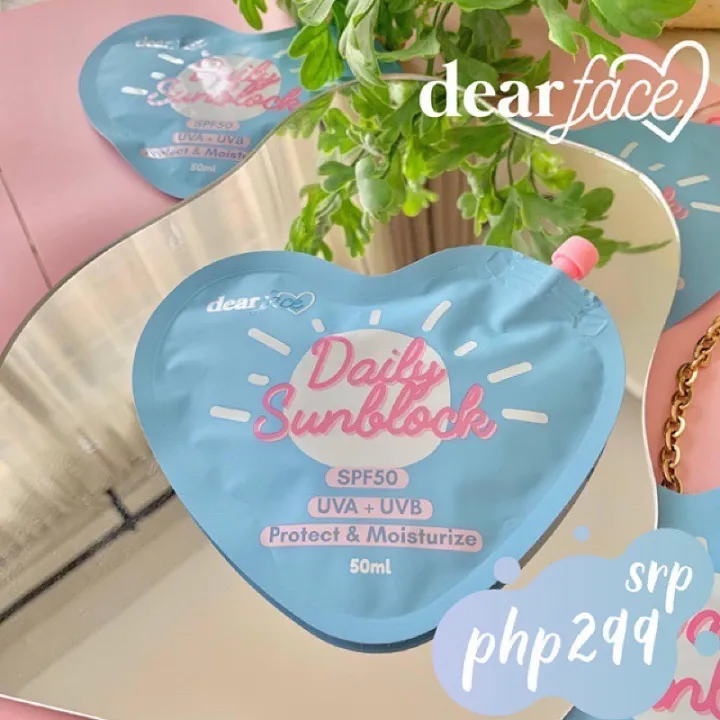 Dear Face Daily Sunblock 50g Sachet | Lazada PH