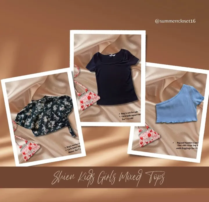 Shein Girls Kids Fashion Mix Top 7 to 8 yrs old | Lazada PH