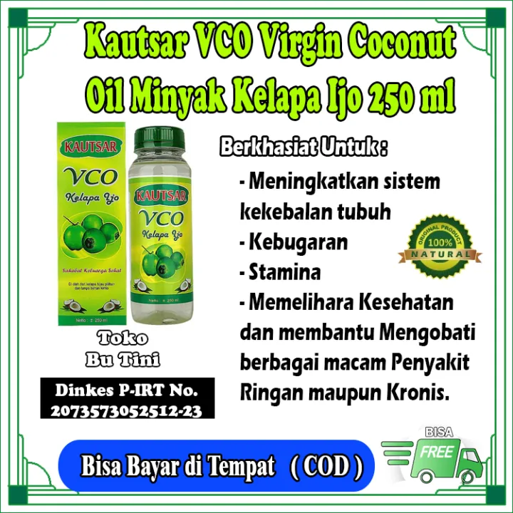 Kautsar VCO Virgin Coconut Oil Minyak Kelapa Ijo 250 ml Kautsar VCO ...