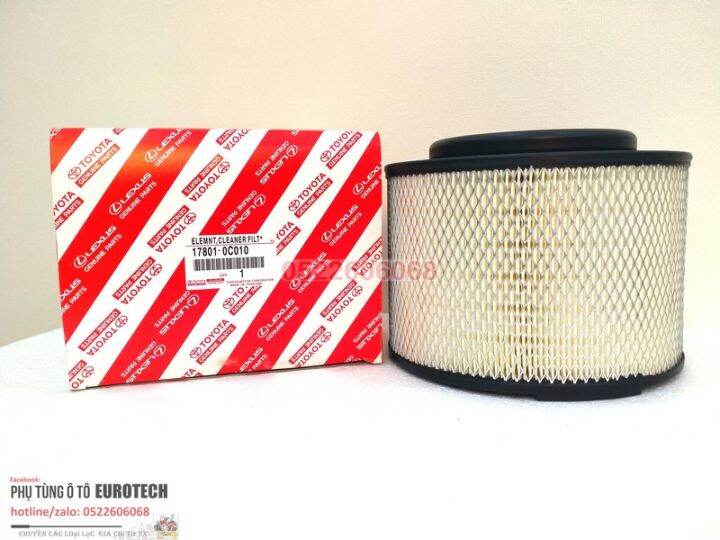 (Sỉ - lẻ) Lọc gió động cơ Toyota Innova Toyota Fortuner Toyota Hilux ...