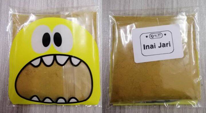 INAI SERBUK INAI JARI INAI MINI 100% POKOK MUDAH DIBAWA CUTE PACKAGING ...