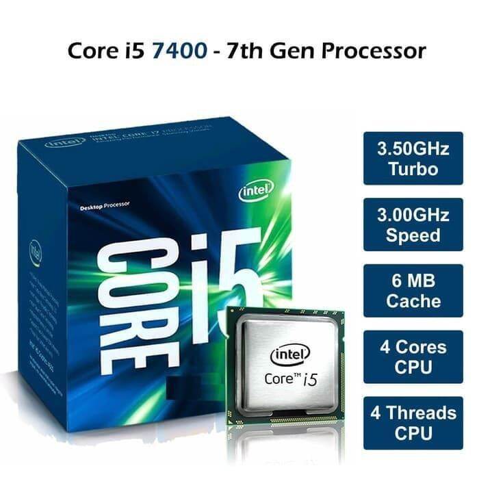 PROCESSOR INTEL CORE i5 7400 3.7Ghz CACHE 6MB SOCKET LGA 1151 kabylake ...
