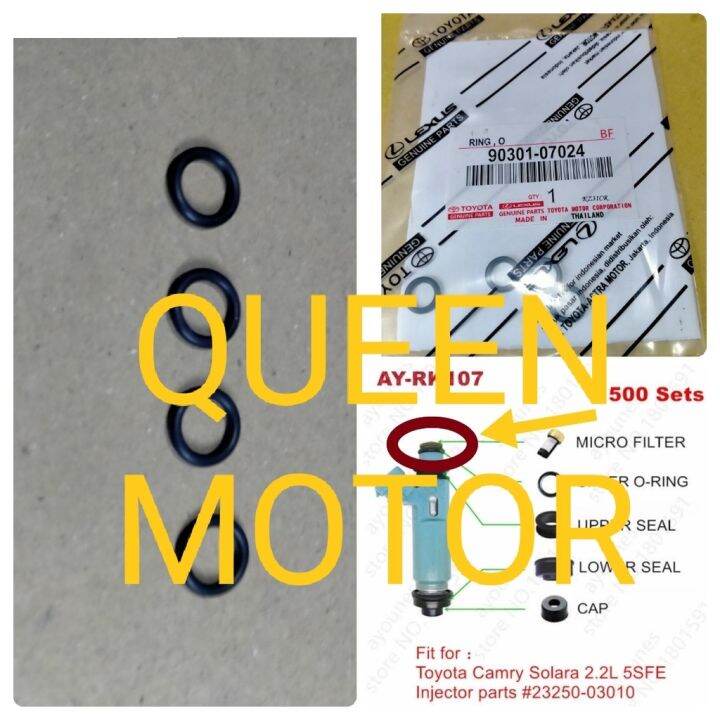 SEAL NOZZEL INJECTOR ATAS ORING O-RING AVANZA CAMRY ALPHARD RUSH ...