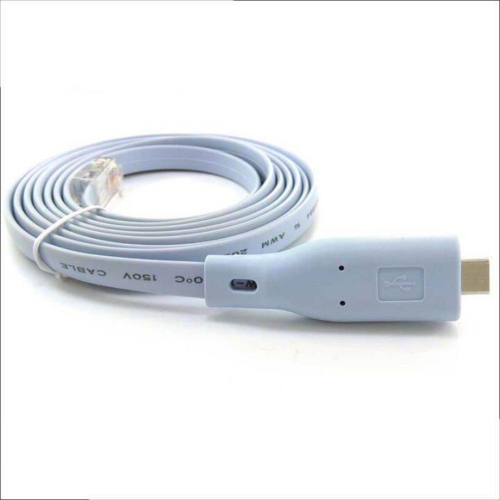 3.6mtr 12ft 6ft FTDI USB RS232 to RJ45 Type C Console Cable for Cisco ...