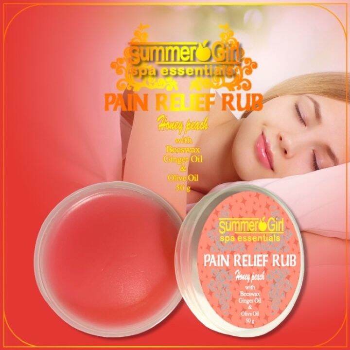 Pain Relief Rub 50g Spa Essentials Massage Rub | Lazada PH