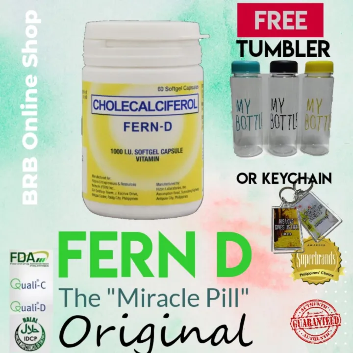 FERN D - Vitamin D (60 Softgels) | Lazada PH
