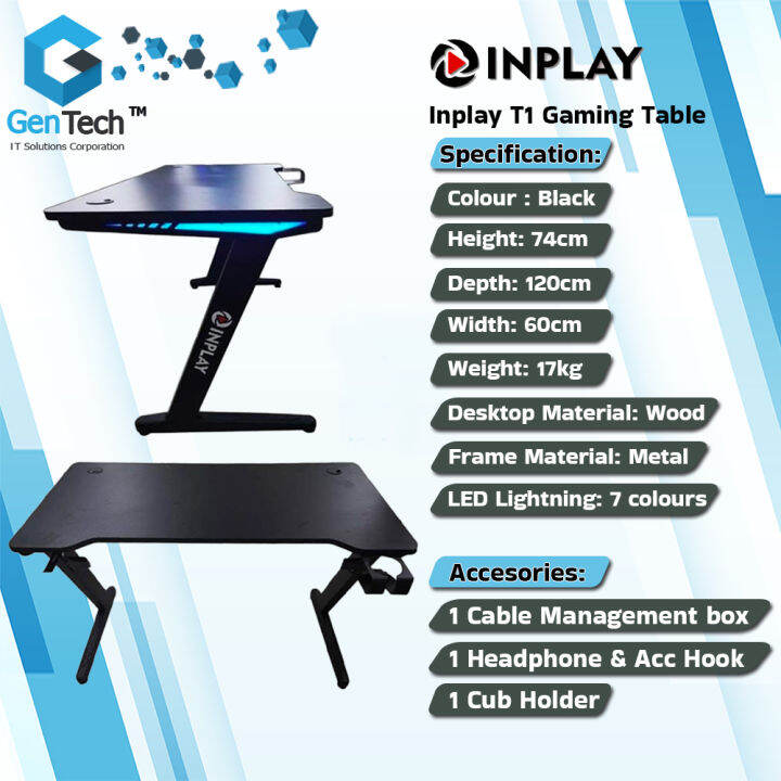 Inplay T1 Gaming Table | Lazada PH