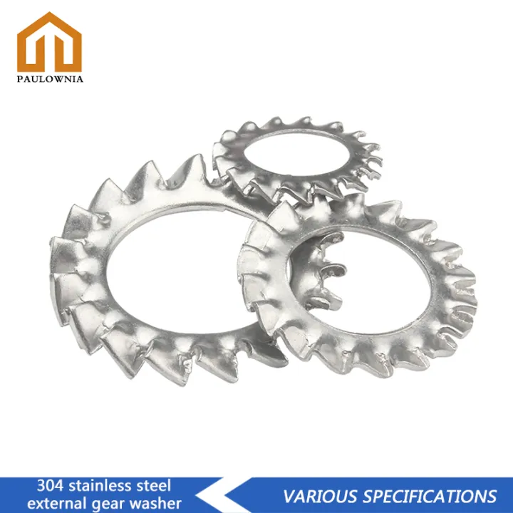 Ready Stock M3 M4 M5 M6 M8 M10 M12 304 Stainless Steel External Toothed ...