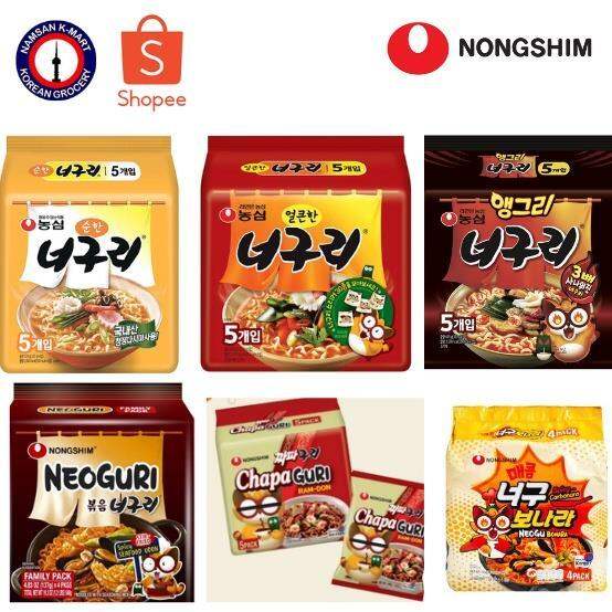 Neoguri Spicy Mild Angry Fried Udon Chapaguri Neogubonara Multi 120g x ...