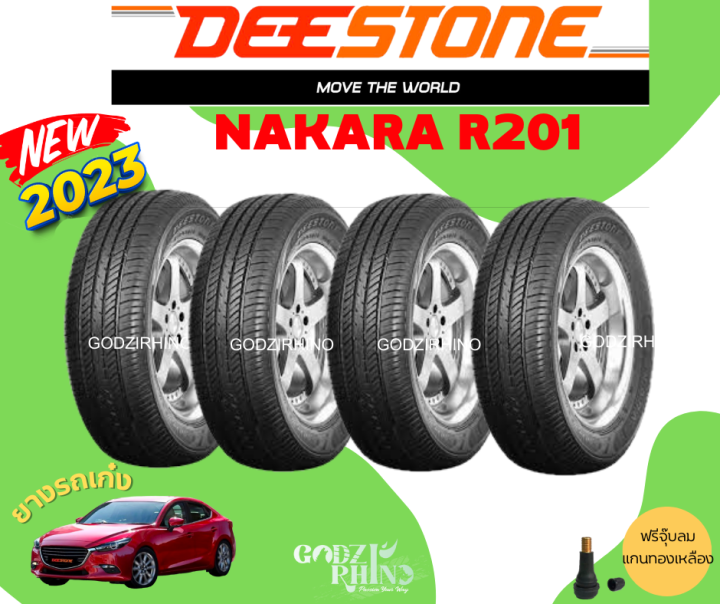 DEESTONE NAKARA R201 185/70R14 ยางรถเก๋ง จำนวน4เส้น ปี2023🔥 ส่งฟรีจุ๊บ ...