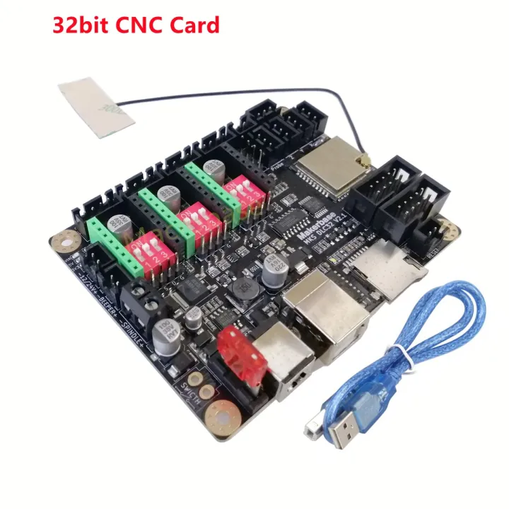 การ์ดขยายตัวควบคุม ESP32 GRBL 32บิตแผ่นป้องกัน CNC ชิ้นส่วนอัพเกรด3 ...