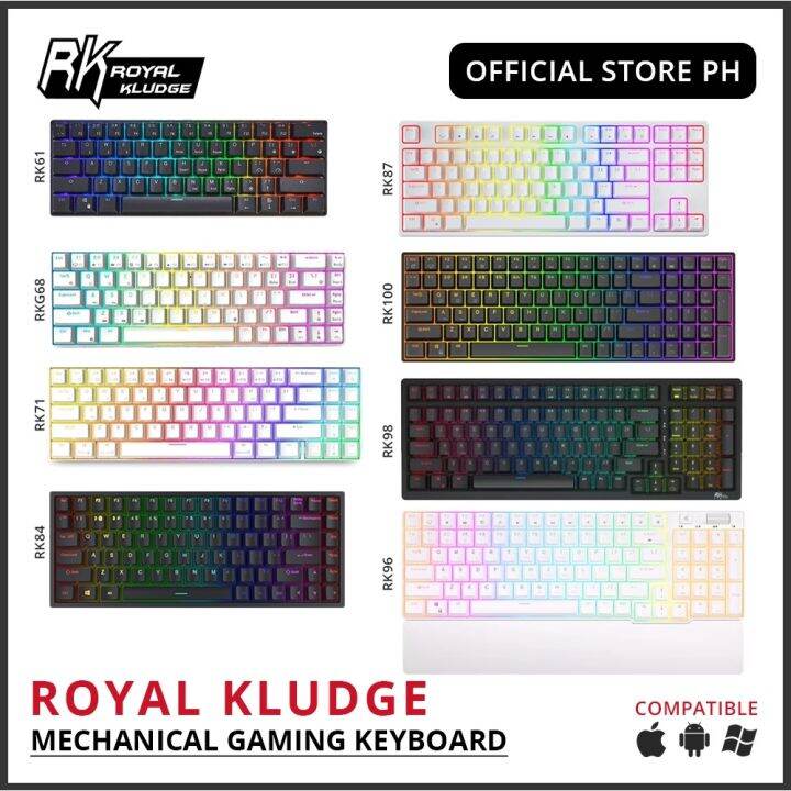 Kludge Mechanical Keyboard RGB RK61 RKG68 RK71 RK84 RK87 RK100 RK98 ...