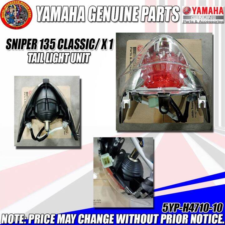 SNIPER 135 CLASSIC/ X 1 TAIL LIGHT UNIT (YGP) (GENUINE: 5YP-H4710-10 ...