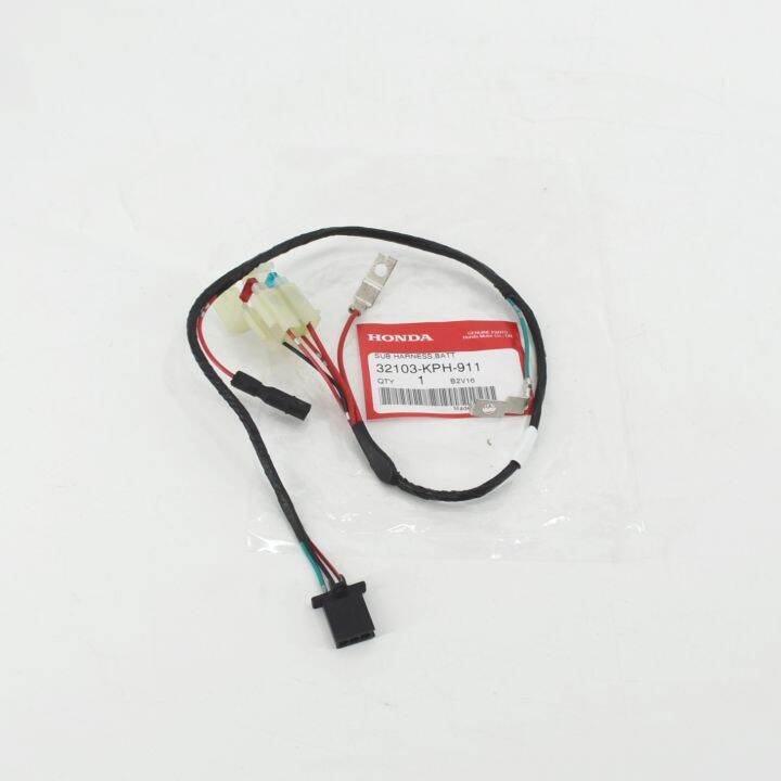 สายไฟแบตเตอรี่ เวฟ125 สตาร์ทเท้า แท้ศูนย์ฮอนด้า ราคา/1ชุด 32103-KPH-911 ...