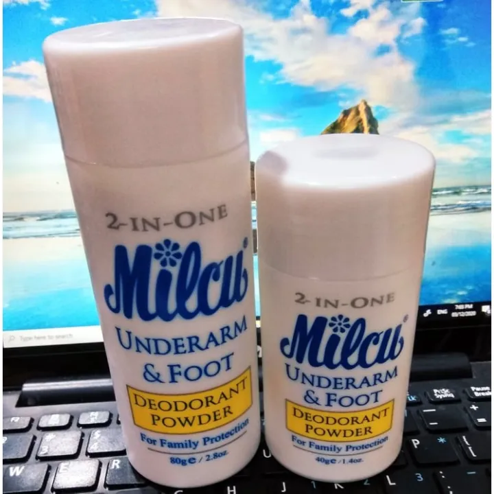 MILCU - Underarm Foot Deodorant Powder - 40g 80g nail art | Lazada PH
