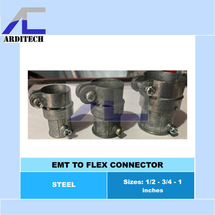 EMT to FLEX Connector | 1/2" - 3/4" - 1" | Conduit Fittings | Lazada PH