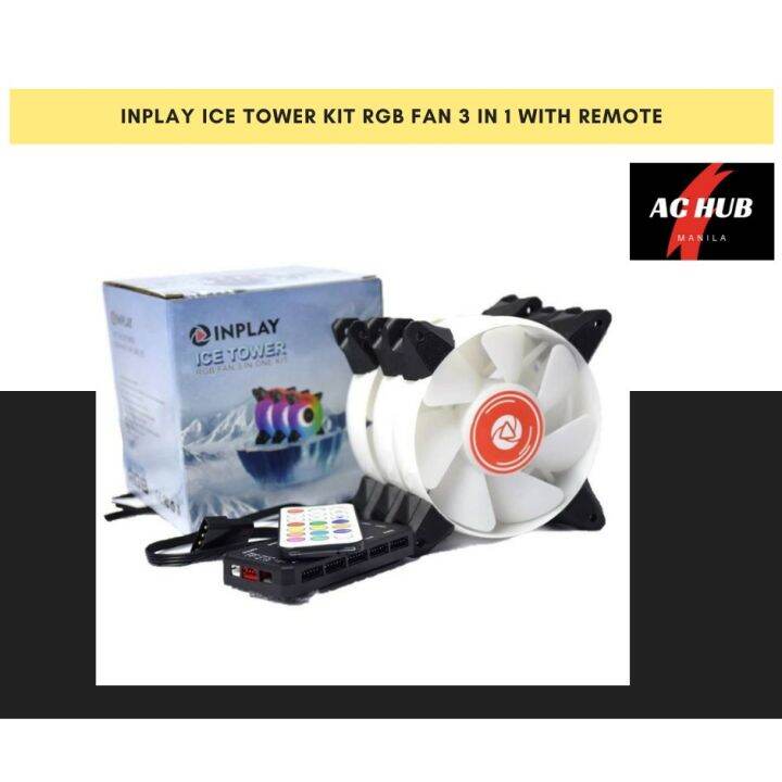 axfrz5528384 Inplay Ice Tower Kit RGB Fan 3 in 1 with Remote V2 | Lazada PH