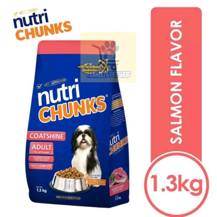 Nutrichunks Coat Shine Adult Salmon flavor 1.3kg | Lazada PH