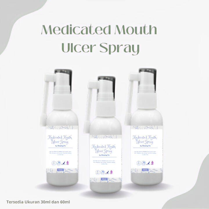 Medicated Mouth Ulcer Spray - Obat sariawan alami | Lazada Indonesia