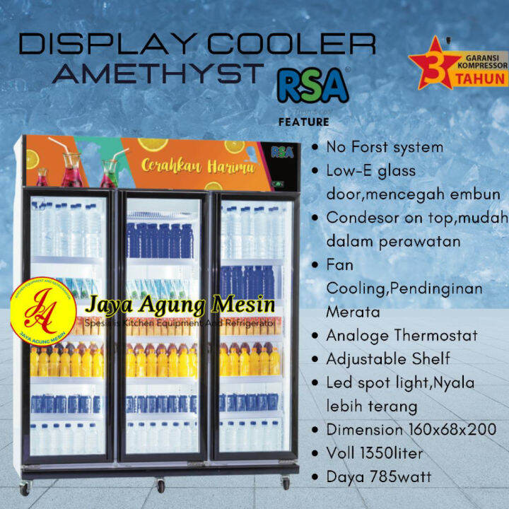 Showcase Cooler RSA AMETHYST / Display Cooler RSA | Lazada Indonesia