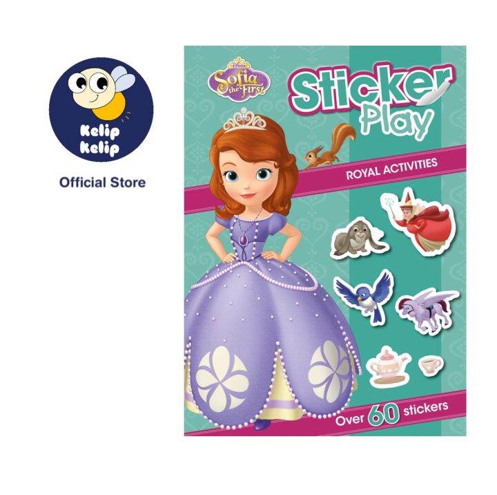 Disney Sofia the First Sticker Play Activity Book for Kids with Over 60 ...