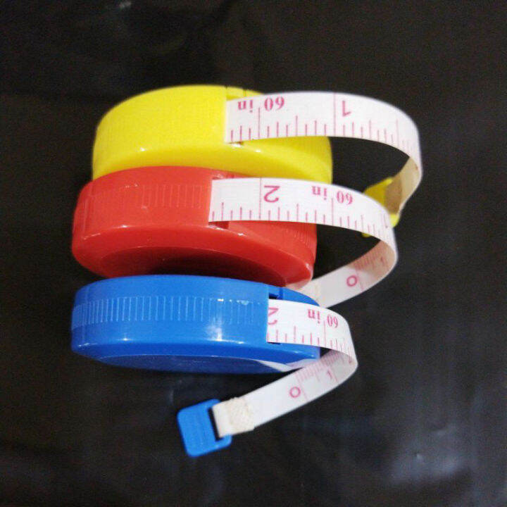 Meteran Tarik Bulat Plastik Warna Warni 150 cm | Lazada Indonesia
