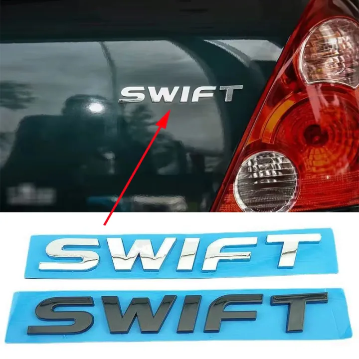 Stiker dan Stiker Mobil Logo Huruf SUZUKI SWIFT 3D Asli untuk Suzuki ...